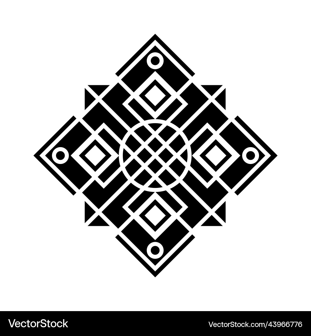 Dayak etnik design Royalty Free Vector Image - VectorStock