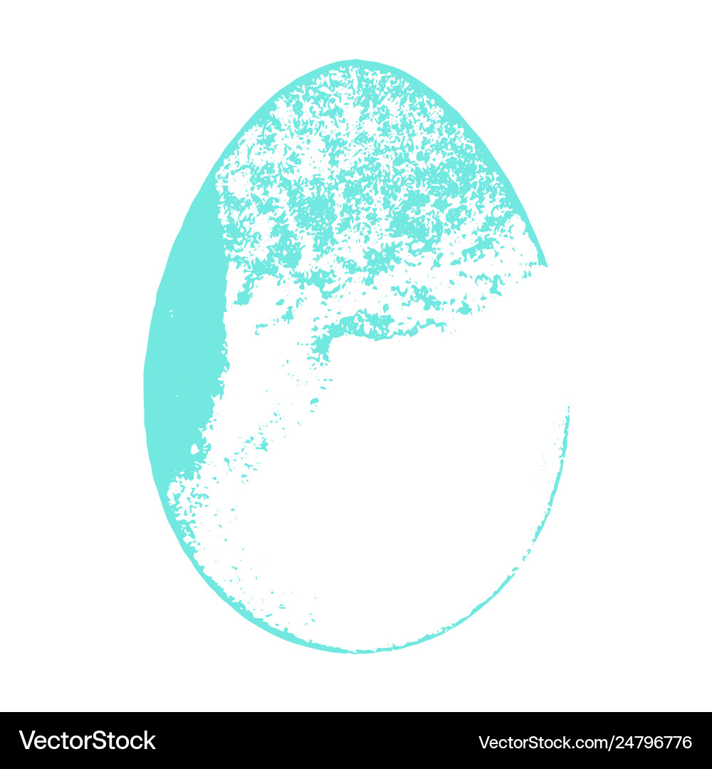 Grunge color egg Royalty Free Vector Image - VectorStock