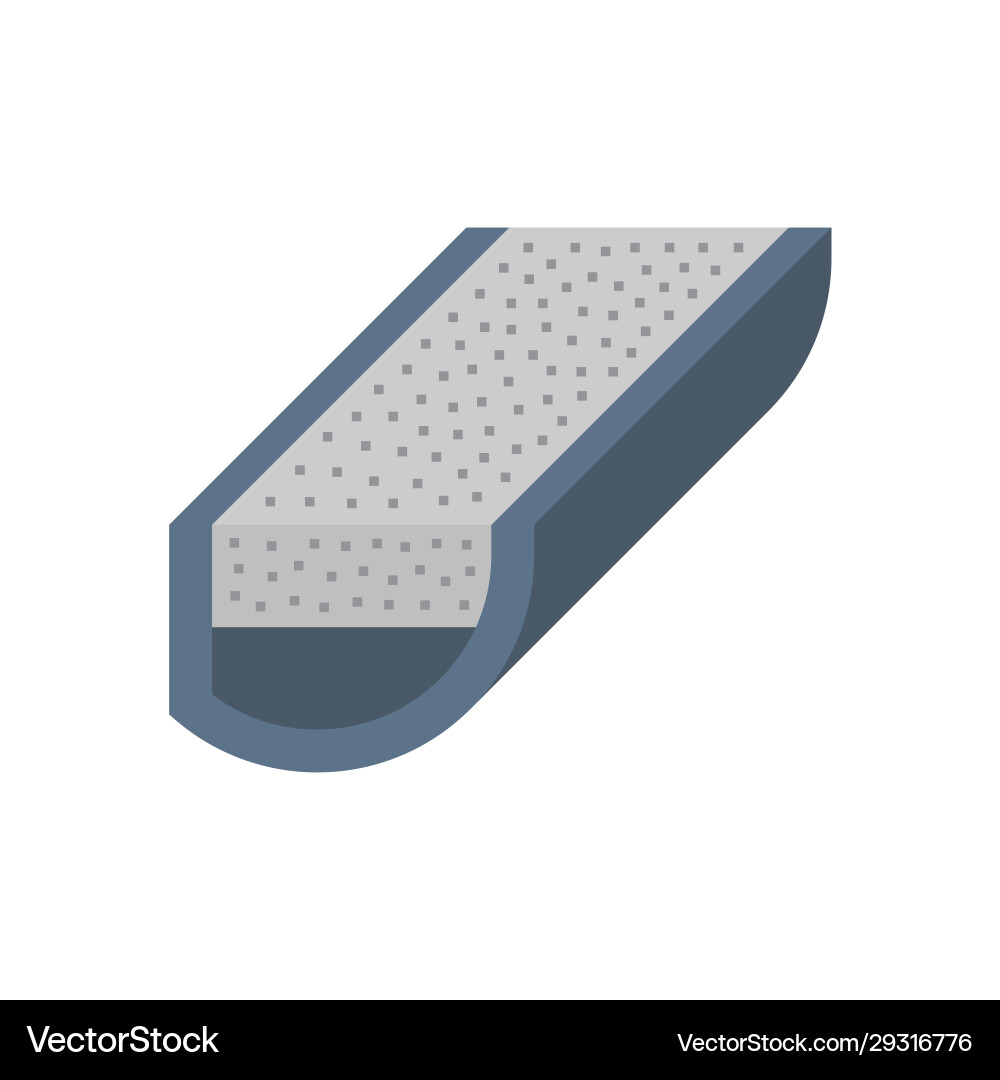Gutter drainage icon Royalty Free Vector Image