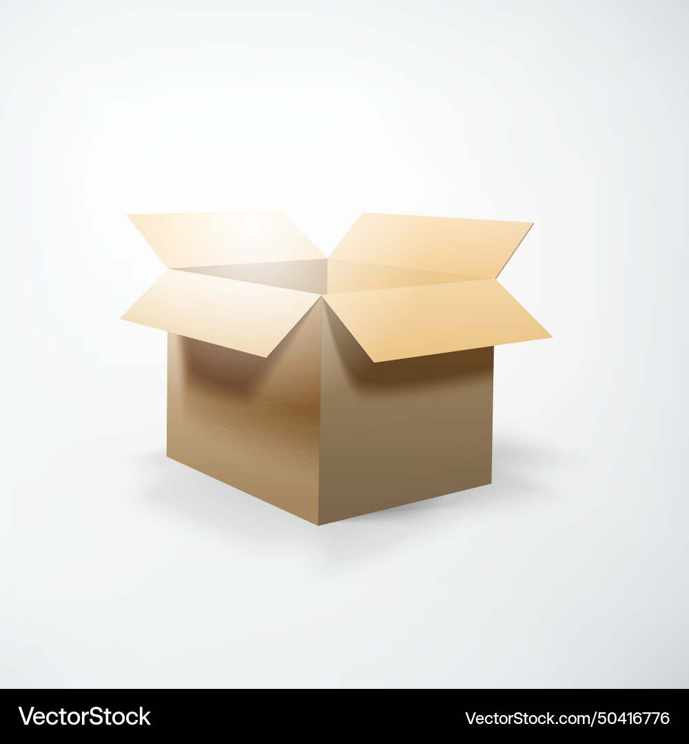 Realistic packing concept Royalty Free Vector Image