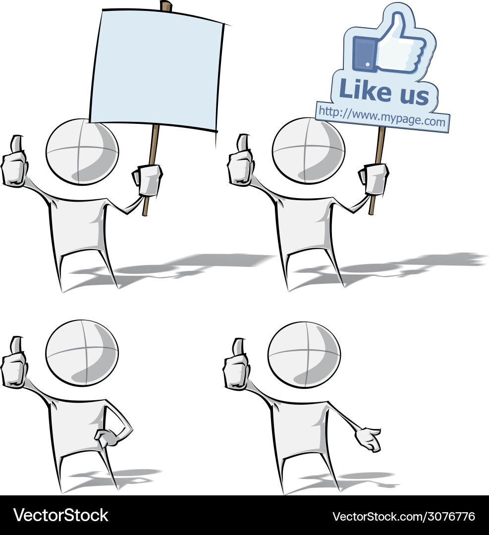 Simple people like Royalty Free Vector Image - VectorStock