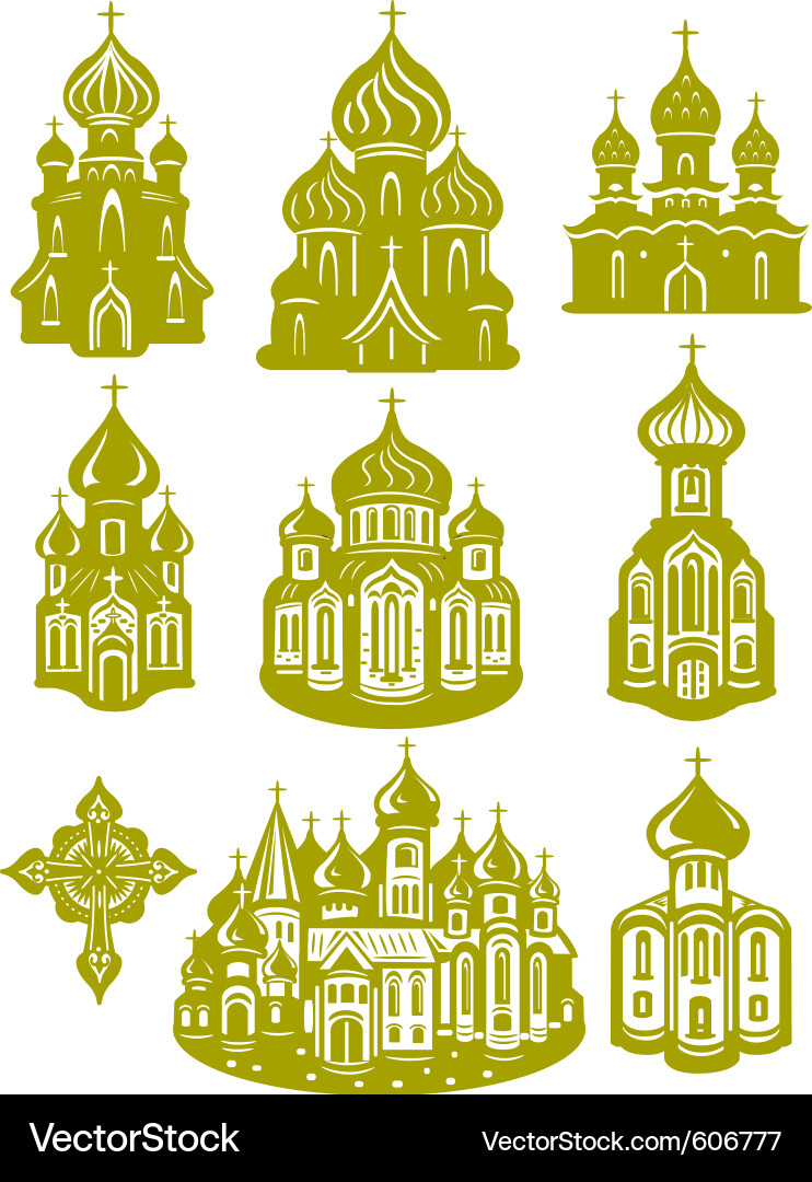 Church orthodox Royalty Free Vector Image - VectorStock