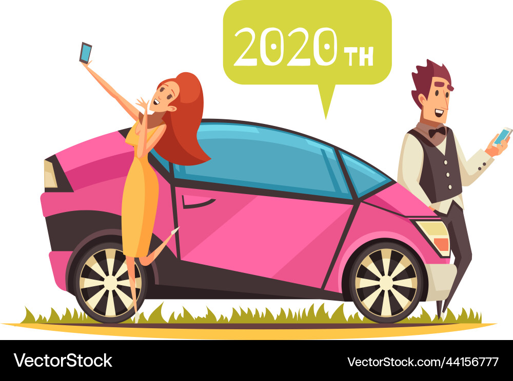 Ground transportation concept Royalty Free Vector Image