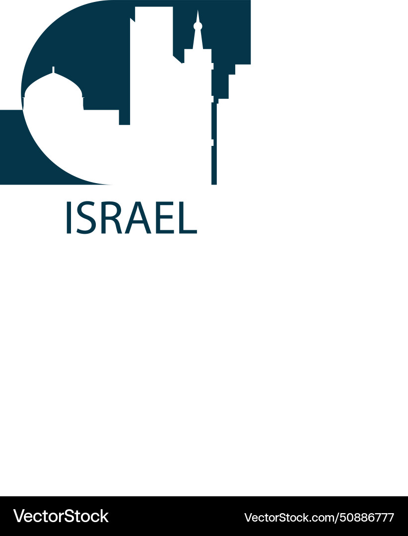 Israel logo Royalty Free Vector Image - VectorStock