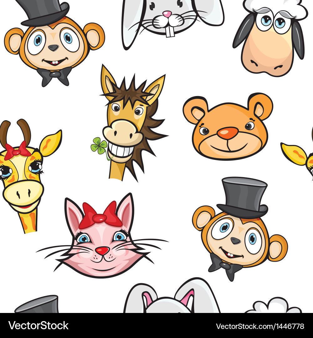 Animal pattern Royalty Free Vector Image - VectorStock