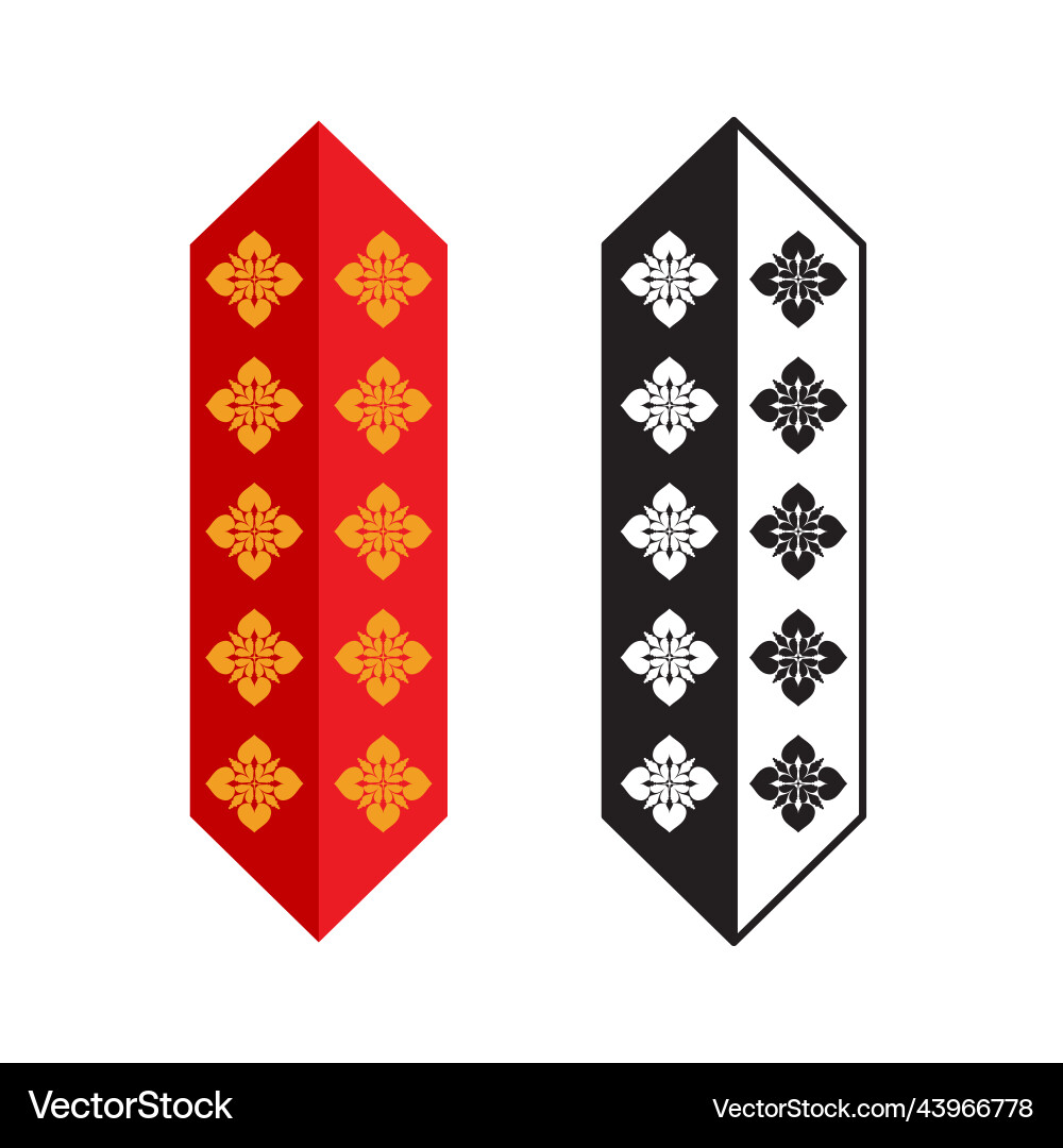 Dayak etnik design Royalty Free Vector Image - VectorStock