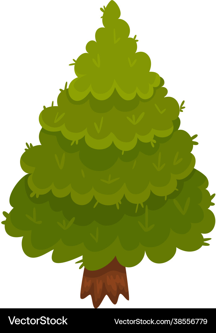 Cartoon tree Royalty Free Vector Image - VectorStock