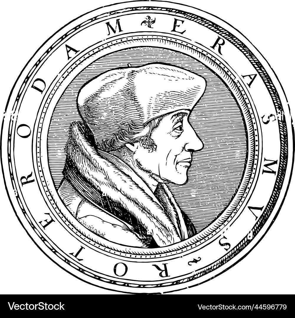 Erasmus stamp Royalty Free Vector Image - VectorStock
