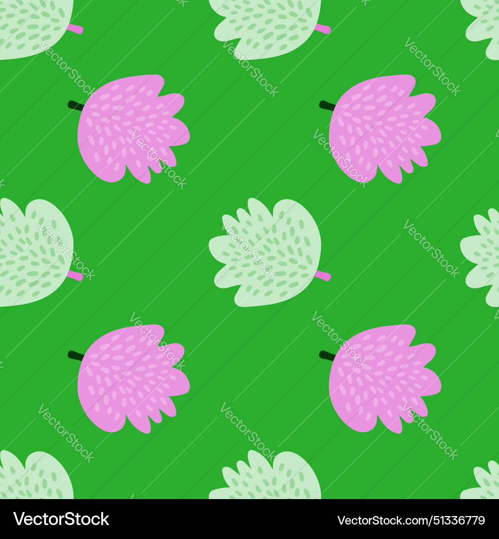 Fresh and trendy seamless design featuring Vector Image