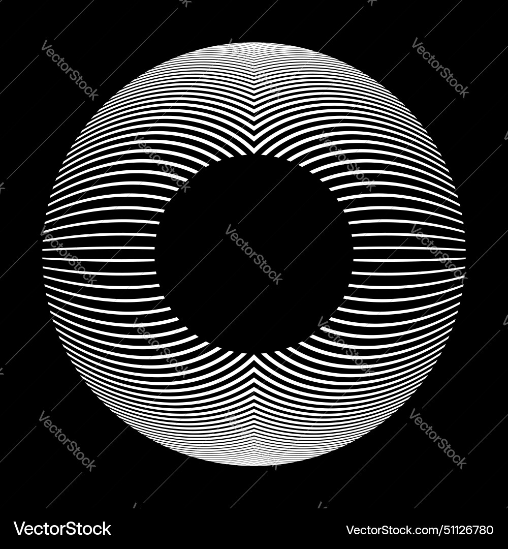 Circle design element Royalty Free Vector Image