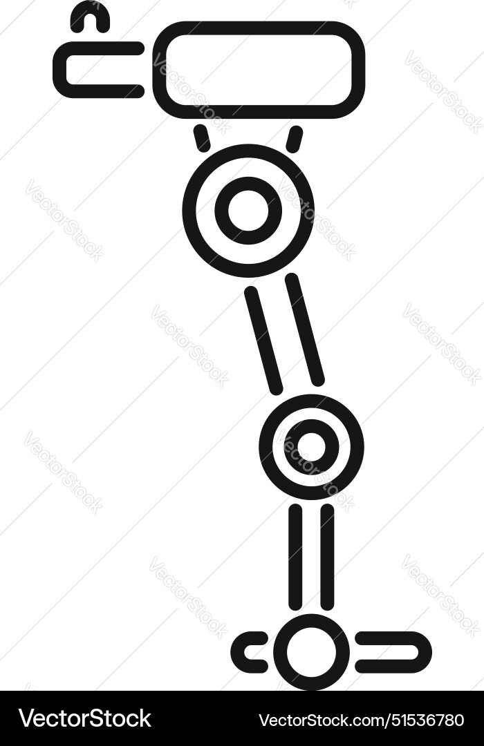 Robotic leg using advanced technology for movement