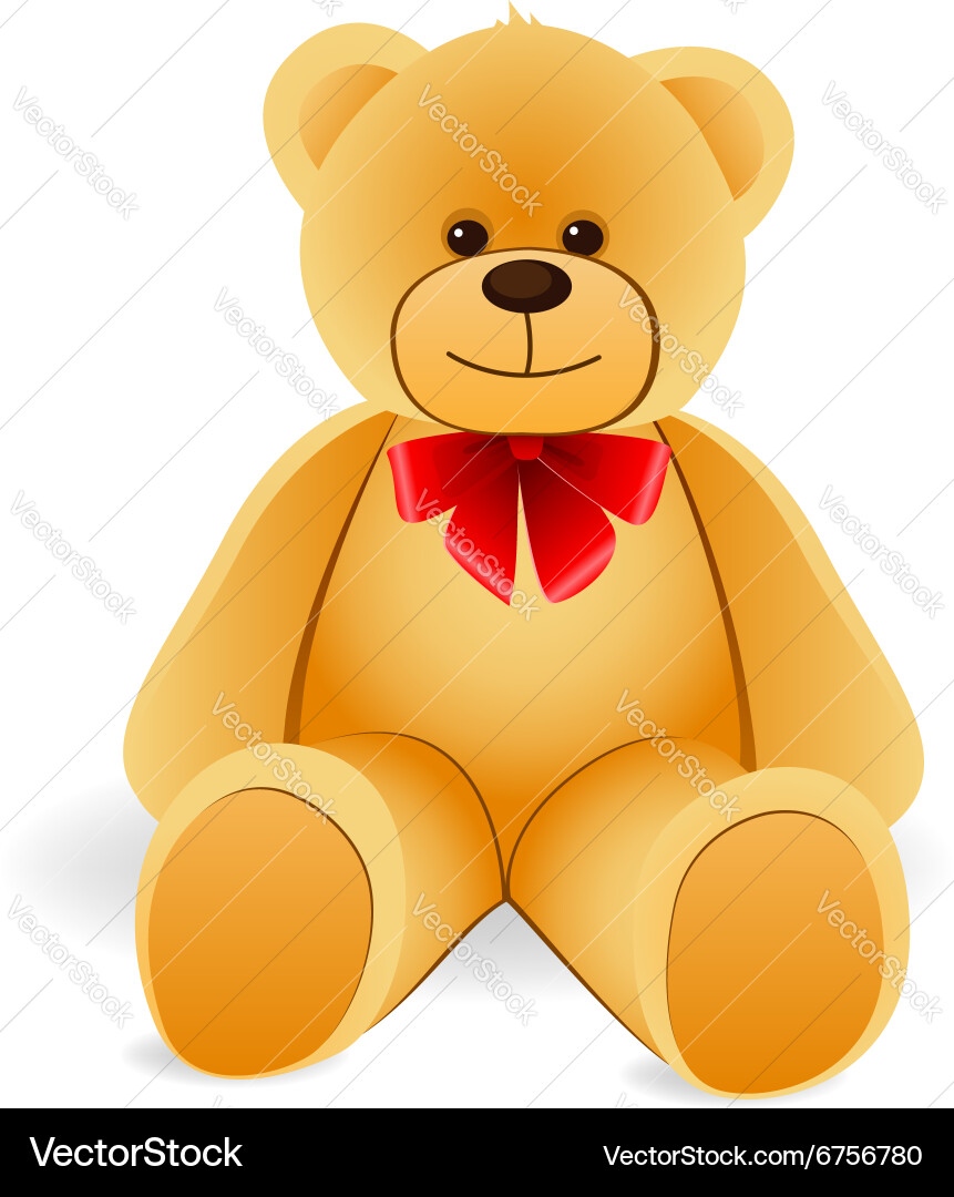 Teddy bear Royalty Free Vector Image - VectorStock