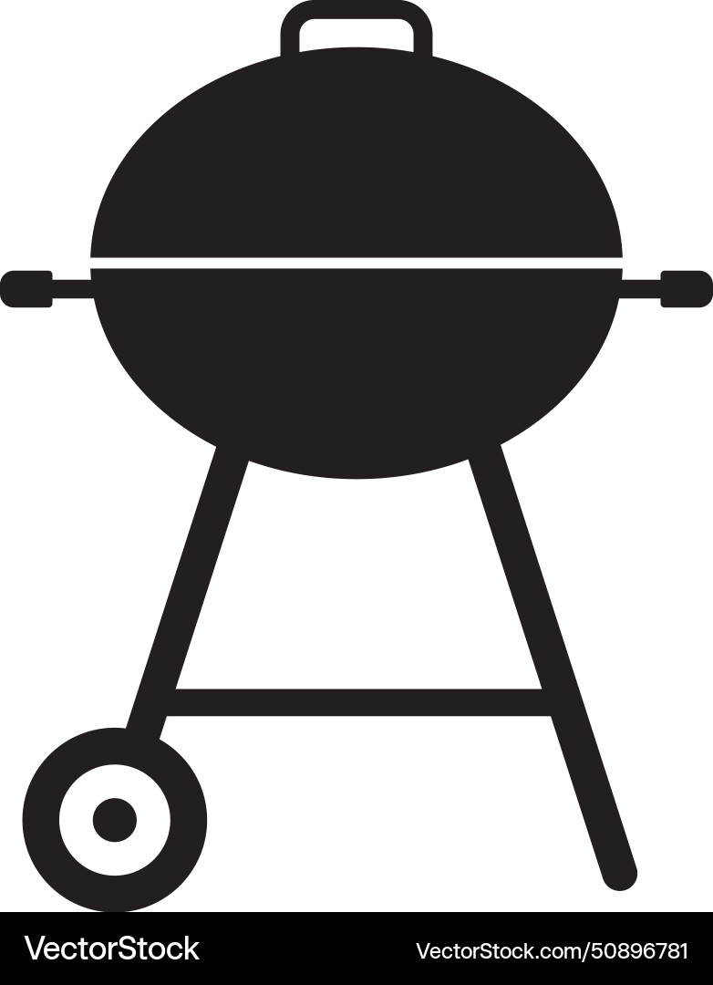 Bbq grill icon barbecue sign Royalty Free Vector Image