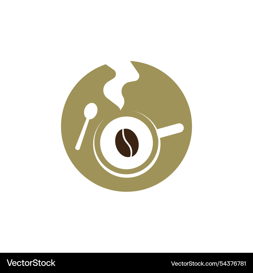 Kaffee Logo Lizenzfreies Vektorbild - VectorStock