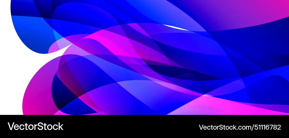 Vibrant blue and purple hues on abstract Vector Image