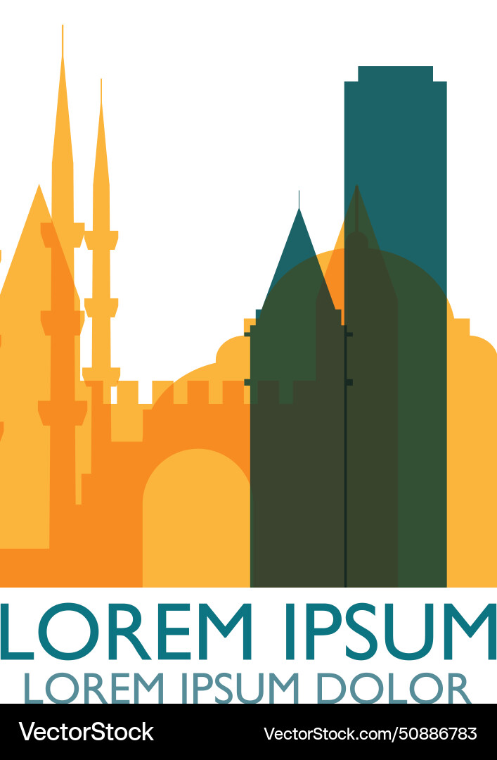 Istanbul city logo Royalty Free Vector Image - VectorStock