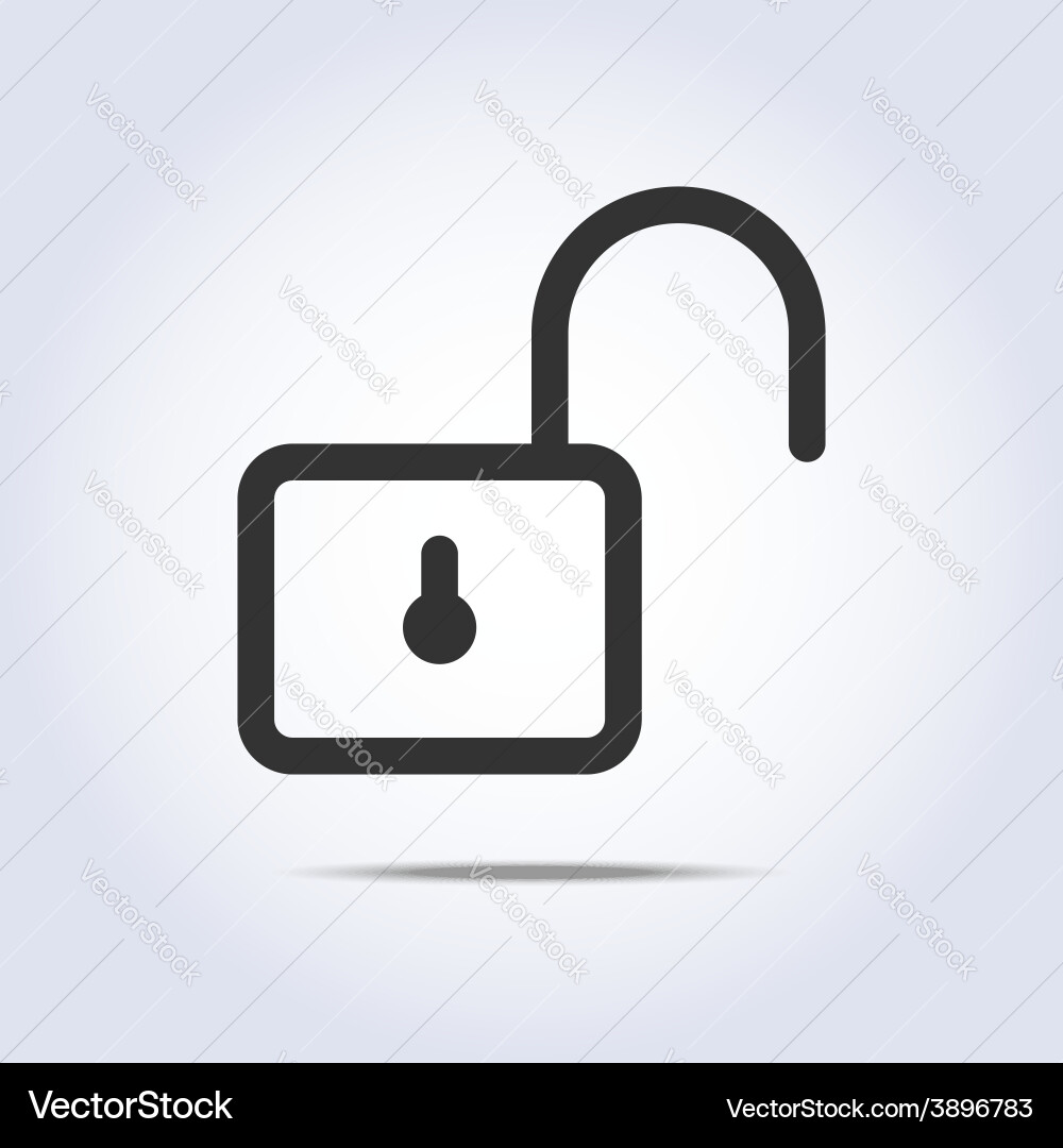 Lock icon Royalty Free Vector Image - VectorStock
