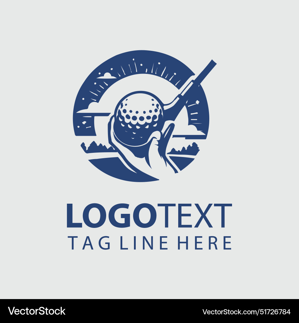Golf logo Royalty Free Vector Image - VectorStock