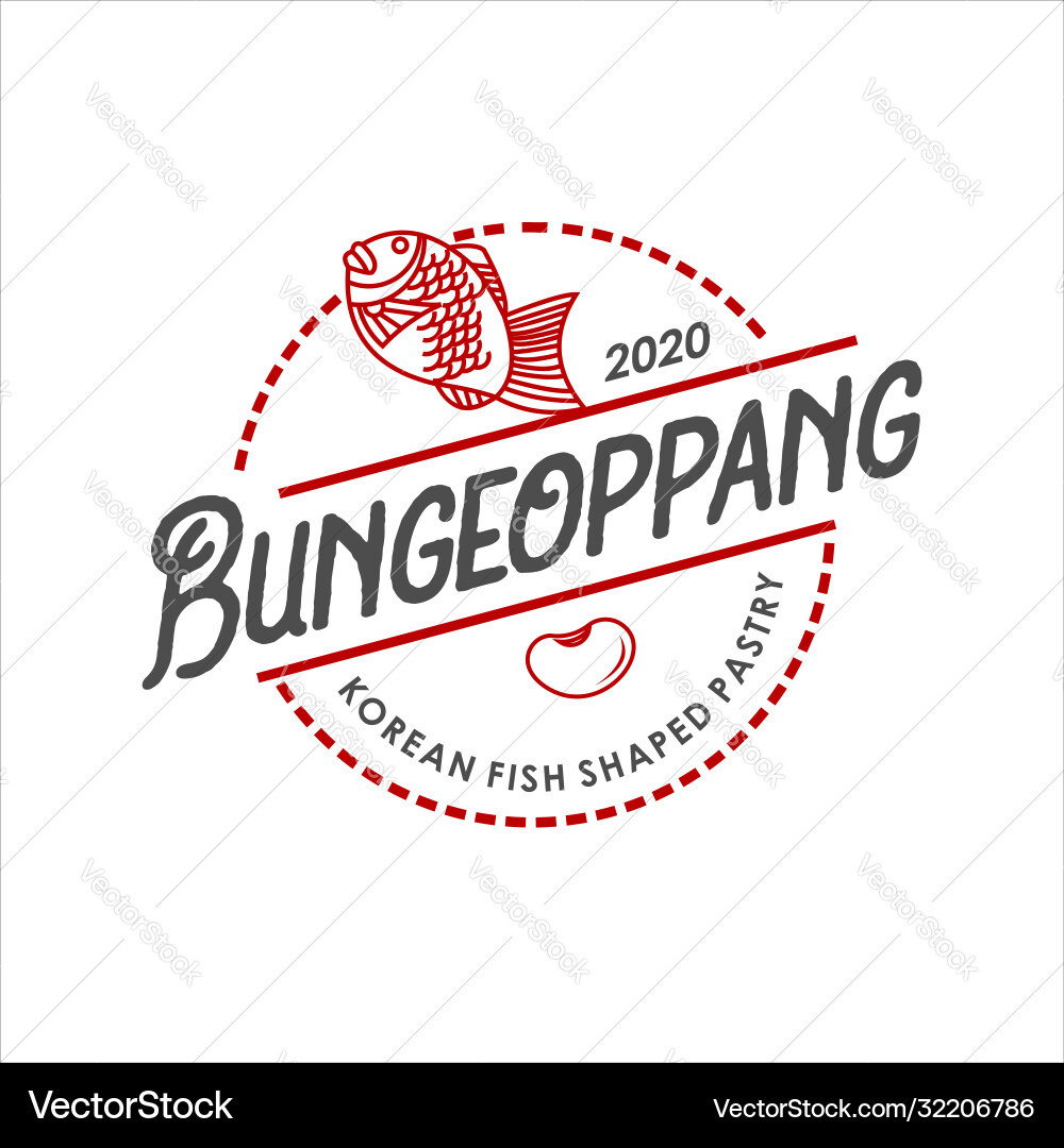 Traditional food fish shaped cake Royalty Free Vector Image