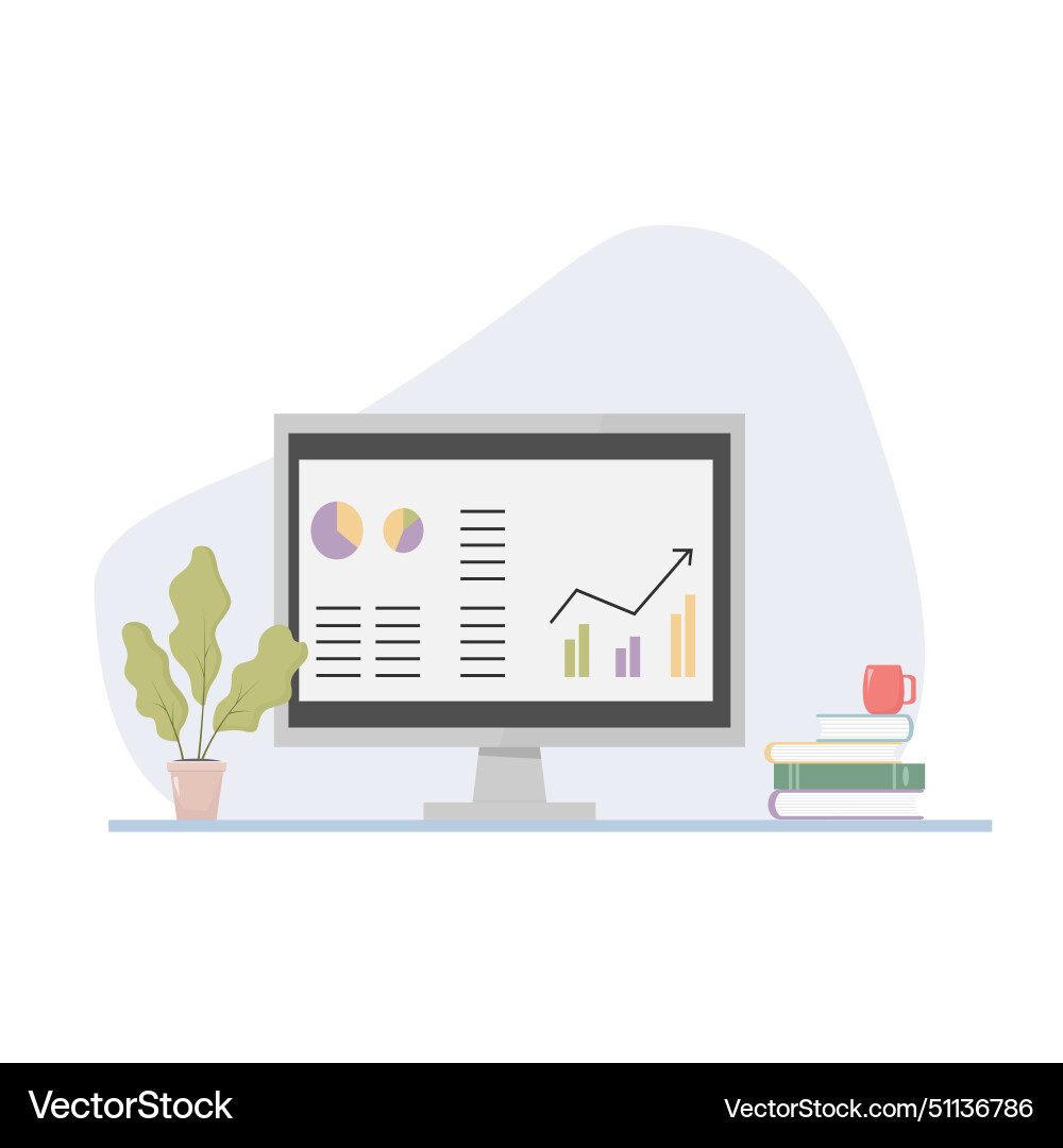 Workplace Royalty Free Vector Image - VectorStock