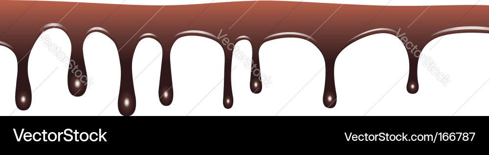Chocolate drops Royalty Free Vector Image - VectorStock