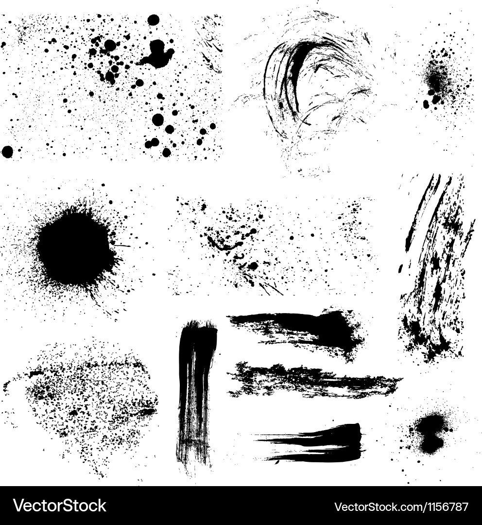 Grunge elements Royalty Free Vector Image - VectorStock