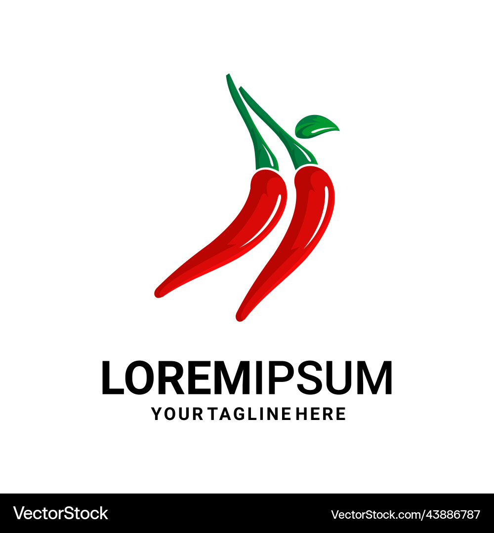 Red chili pepper Royalty Free Vector Image - VectorStock