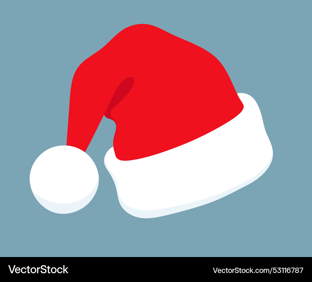 Santa hat Royalty Free Vector Image - VectorStock