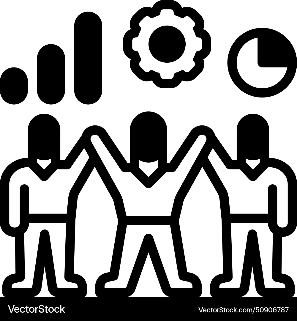 Teamwork Royalty Free Vector Image - VectorStock