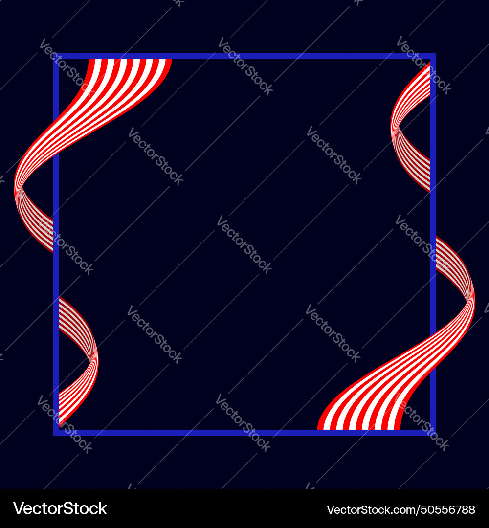 D-day element frame design template Royalty Free Vector