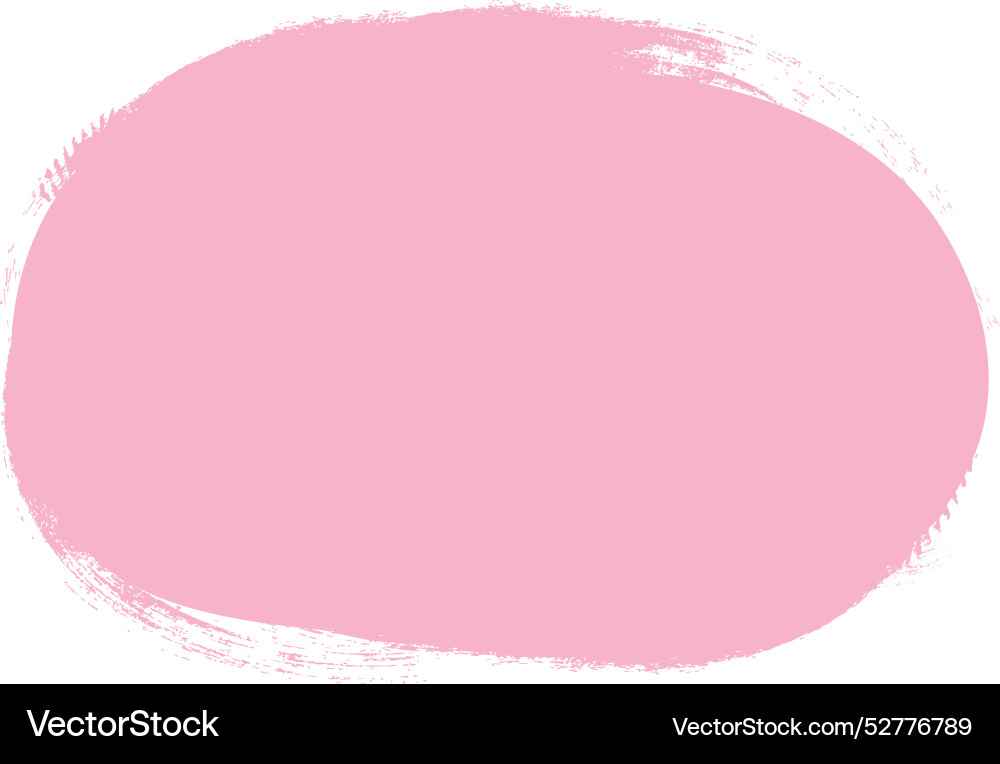 Brush effect abstract circle shape Royalty Free Vector Image