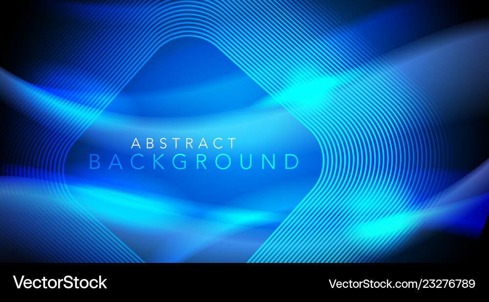 Neon future glowing abstract background template Vector Image