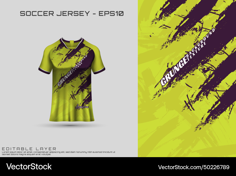 Sports jersey design Royalty Free Vector Image