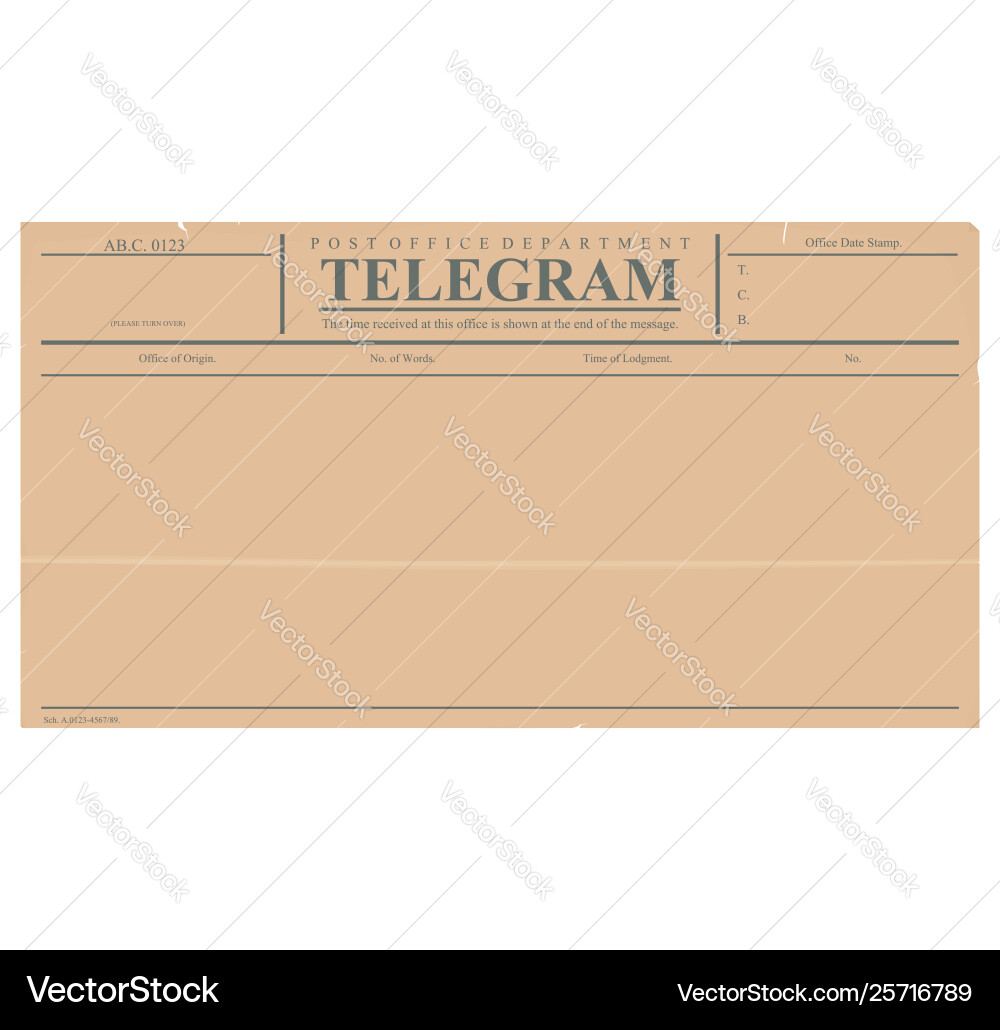 Telegram Royalty Free Vector Image - VectorStock
