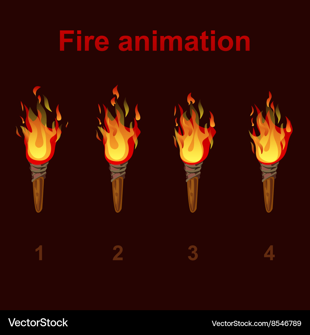 Fire Animation Sprites Vector Flame Video Stock Vector (Royalty🌝 ... Fire Animation Sprites Vector Flame Video Stock Vector (Royalty🌝 ...