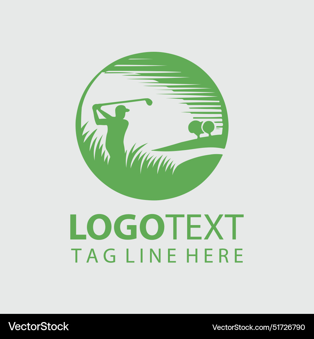 Golf logo Royalty Free Vector Image - VectorStock