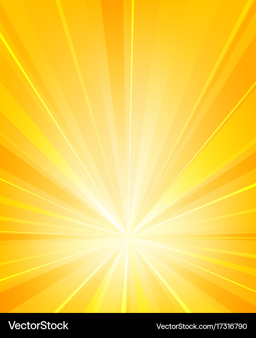 Radiating Sun Rays Background Royalty Free Vector Image