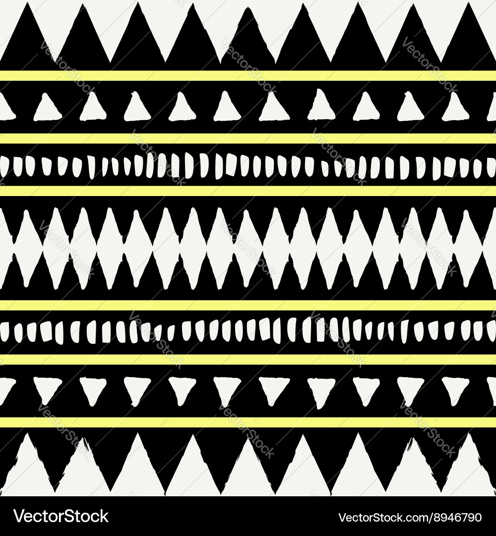 Tribal seamless pattern Royalty Free Vector Image