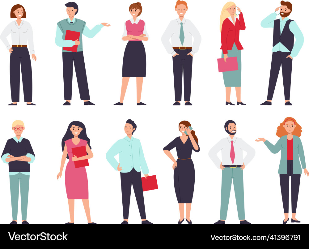 Business People Group Royalty Free Vector Image