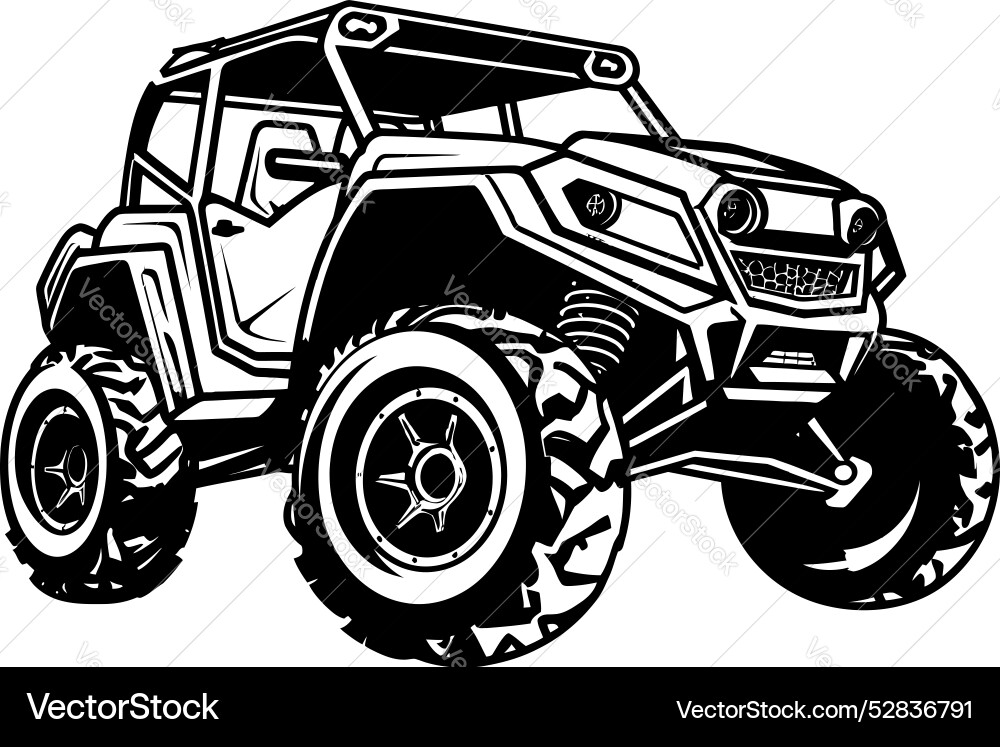 Utv explorer emblematic design for outdoor Vector Image