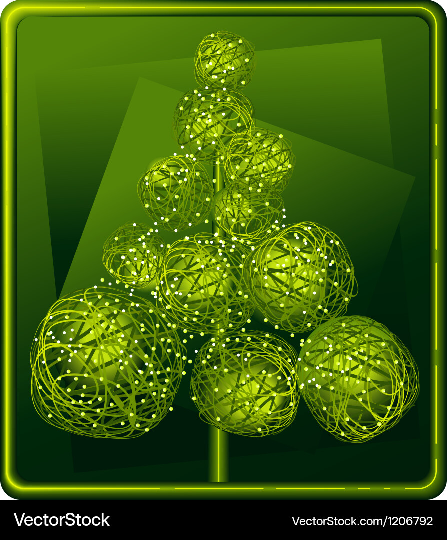 Christmas tree Royalty Free Vector Image - VectorStock