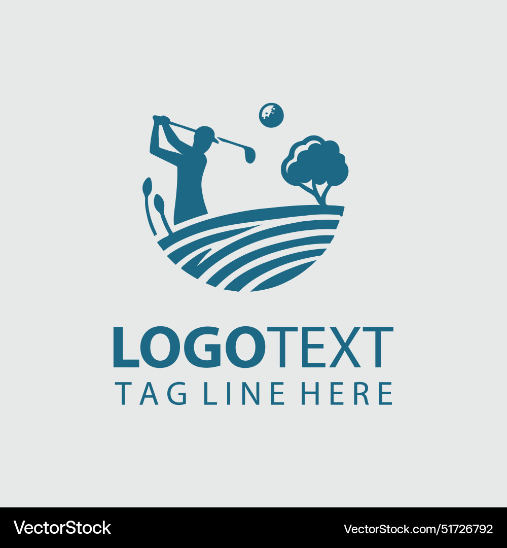 Golf logo Royalty Free Vector Image - VectorStock
