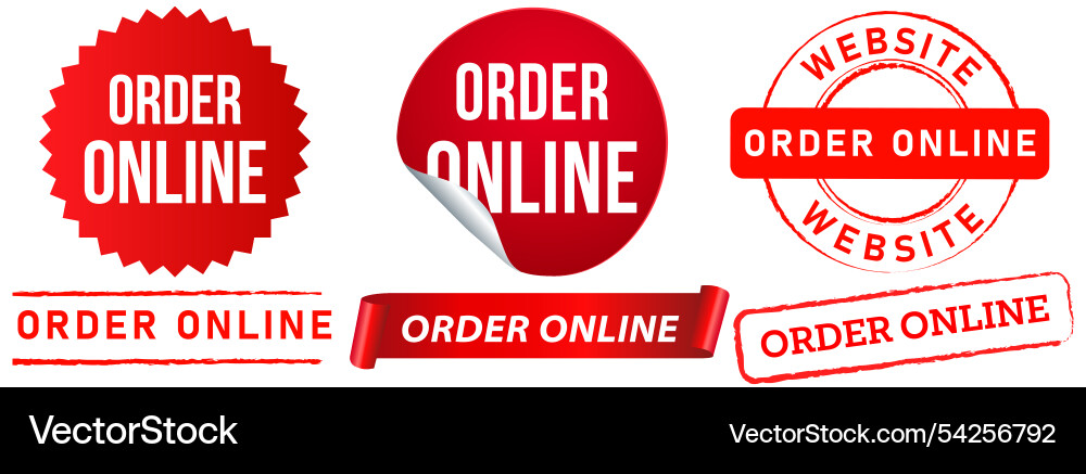 Order online shopping website e-commerce service Vector Image