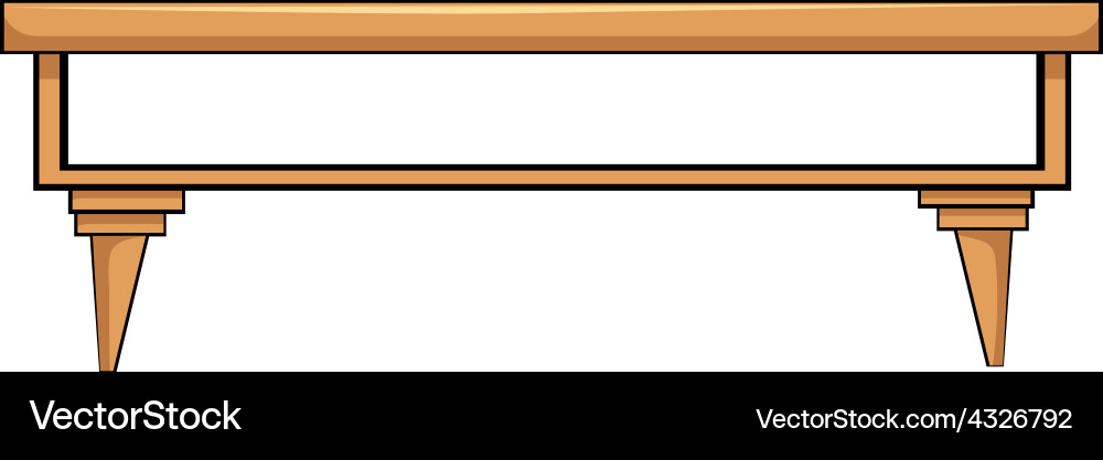 Table Royalty Free Vector Image - VectorStock