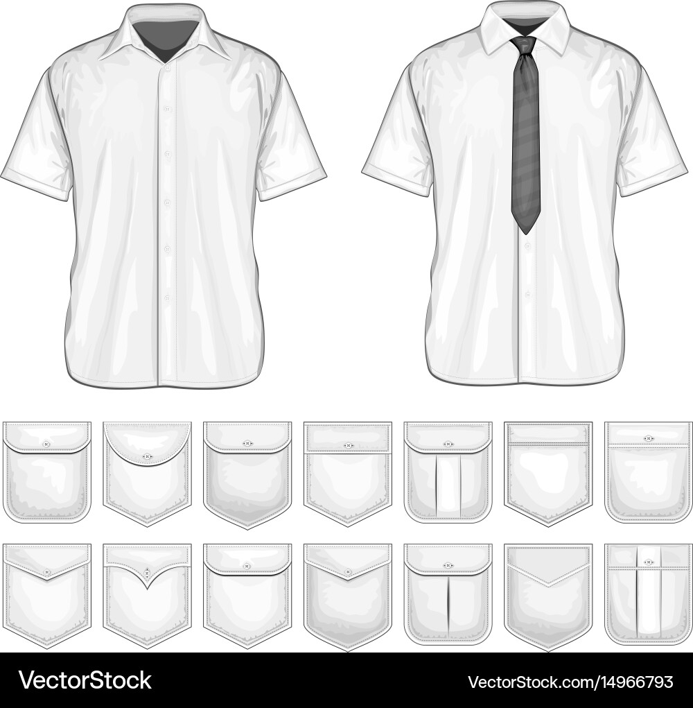 Collection of shirt Royalty Free Vector Image - VectorStock