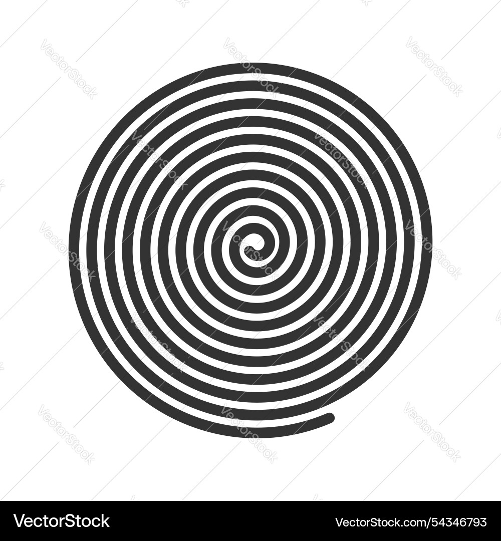 Spiral shape whirlpool vortex or tornado Vector Image