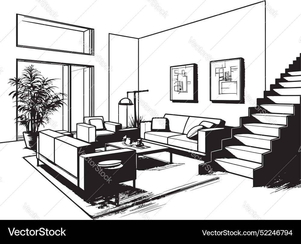 Chic living unveiled iconic black logos define Vector Image