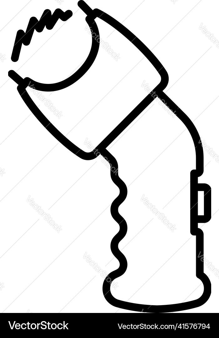 Police stun gun icon Royalty Free Vector Image