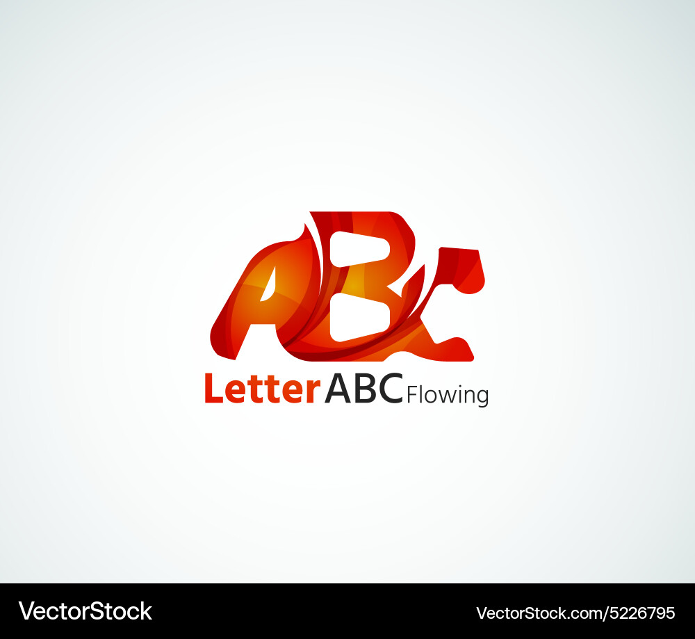 Abc company logo Royalty Free Vector Image - VectorStock