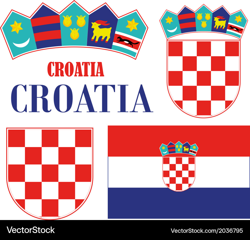 Croatia Royalty Free Vector Image - VectorStock